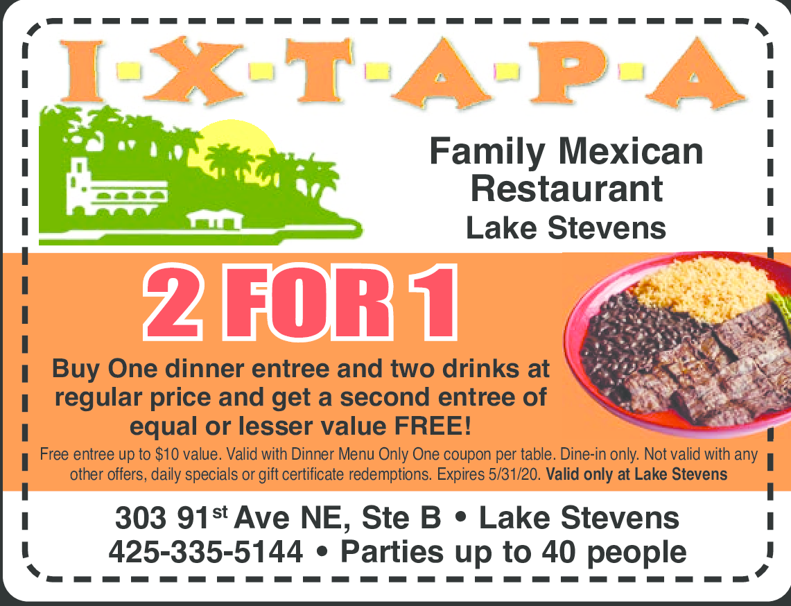 IXTAPA Lake Stevens/Granite Falls Coupons